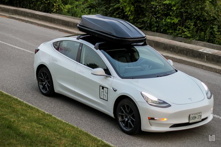 Model 3 Rooftop Cargo Box - Tesloid Canada