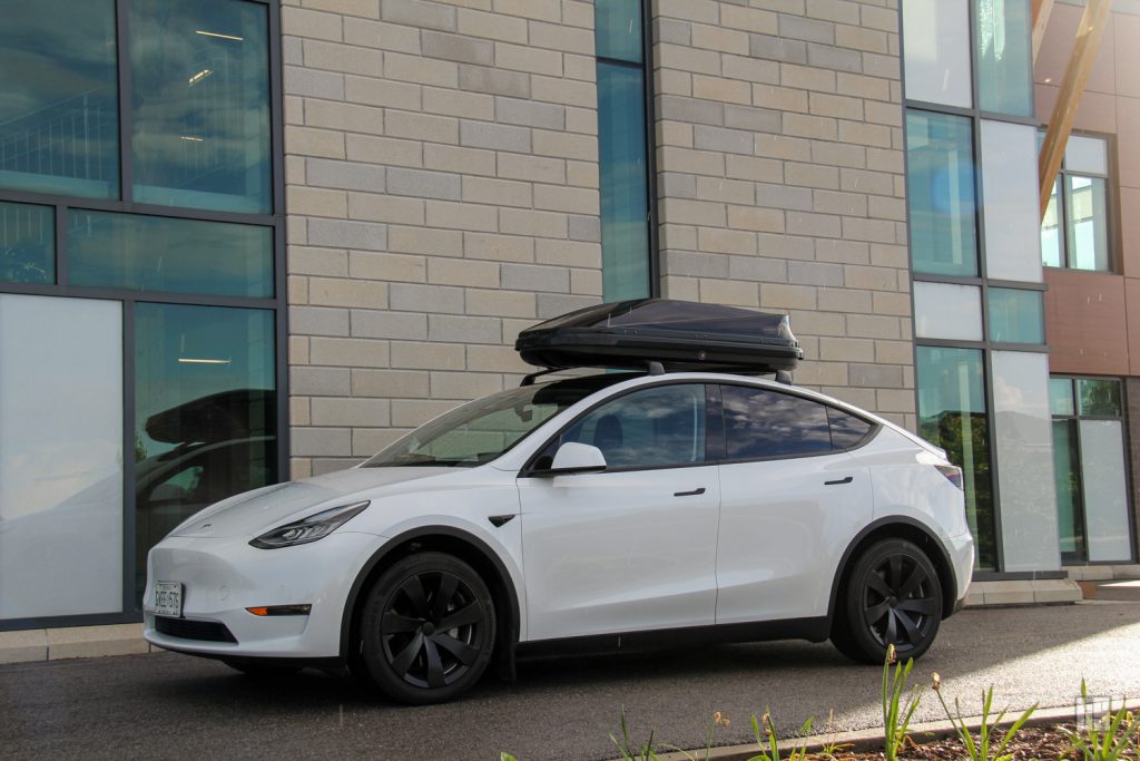Model Y Rooftop Cargo Box - Tesloid Canada