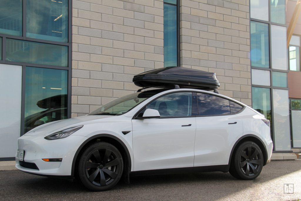 Model Y Rooftop Cargo Box - Tesloid Canada