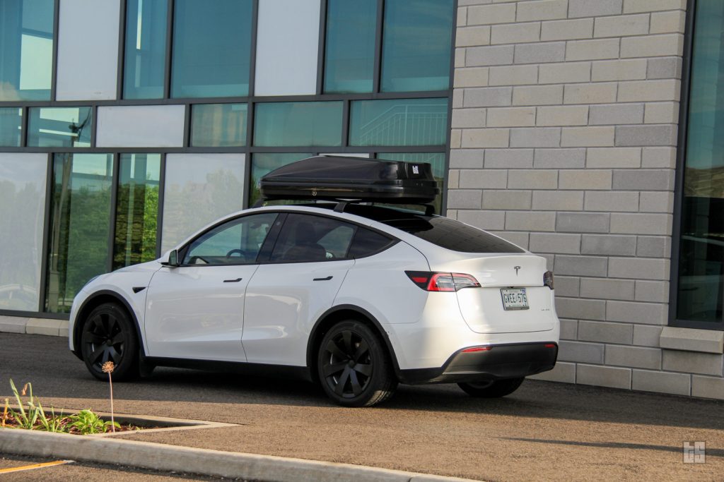 Model Y Rooftop Cargo Box - Tesloid Canada