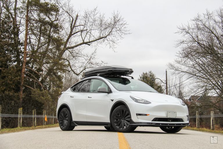 Model Y Rooftop Cargo Box - Tesloid Canada