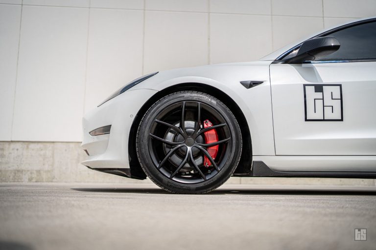 Model 3 Zero G Satin Black Rims - 19" | 20" - Tesloid Canada