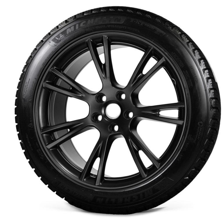Model Y Winter Tires Package - 19" Gemini Black with Michelin - Tesloid ...