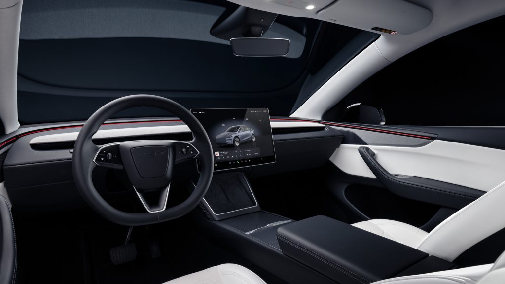 How to Adjust the Interior LED Lights in the Refreshed Tesla Model Y ...